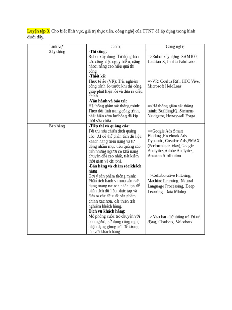 Bài Tập Tuần 2 TTNT AI... | PDF