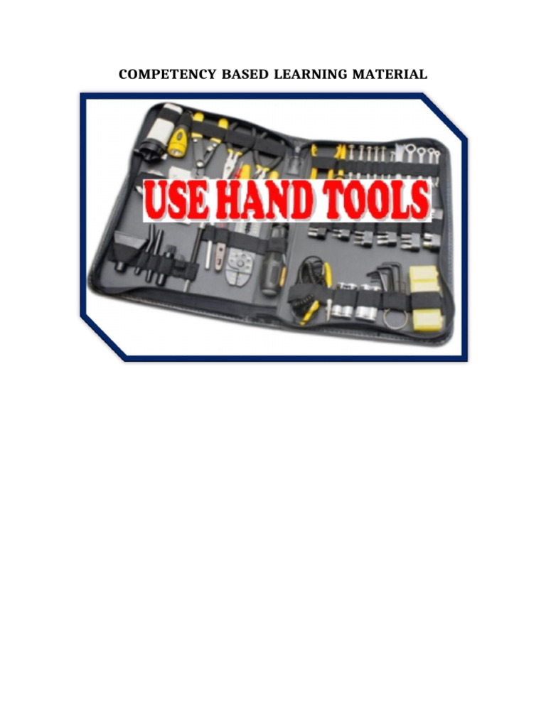 Use Hand Tools | PDF | Electrostatic Discharge | Screw