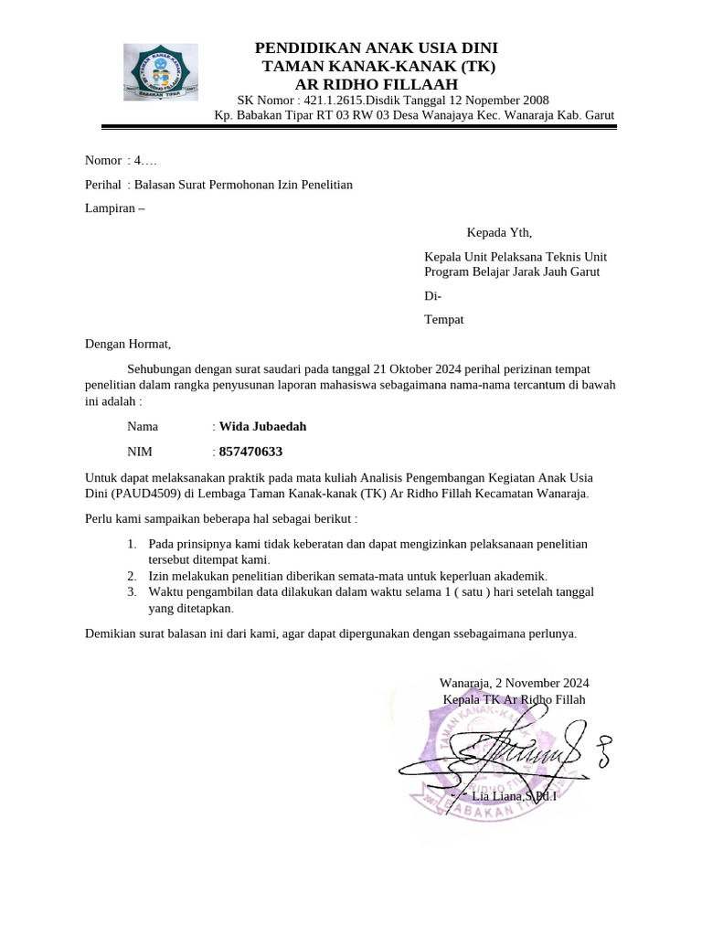 Surat Izin Praktik | PDF
