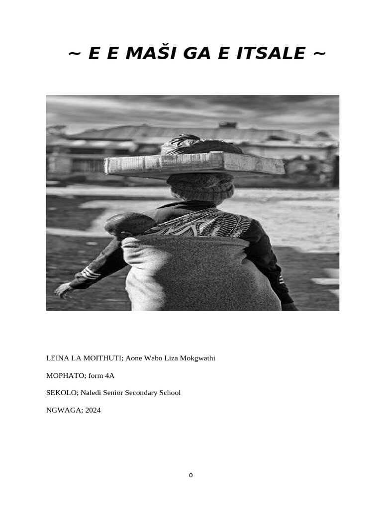 Ngwedi Mo Maitseboeng Ao e Ne e Galalela | PDF