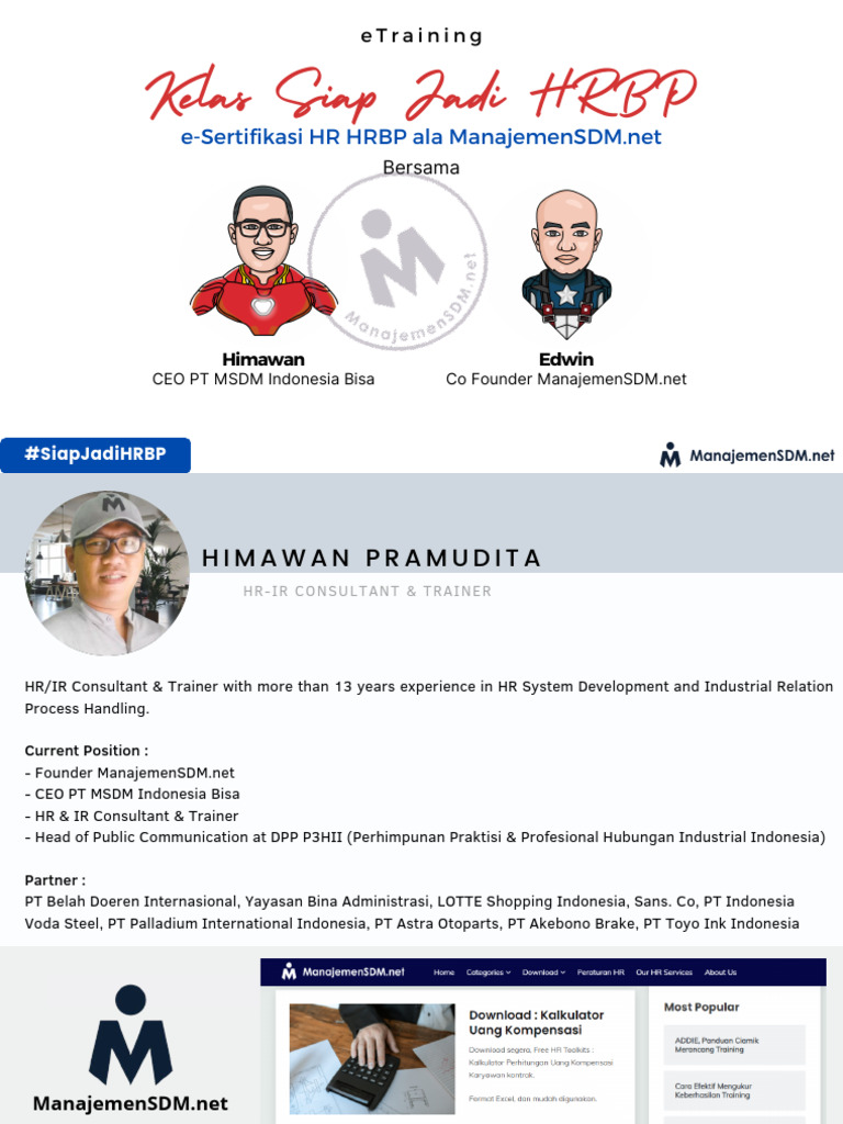 Siap Jadi HRBP - HR Risk Management | PDF