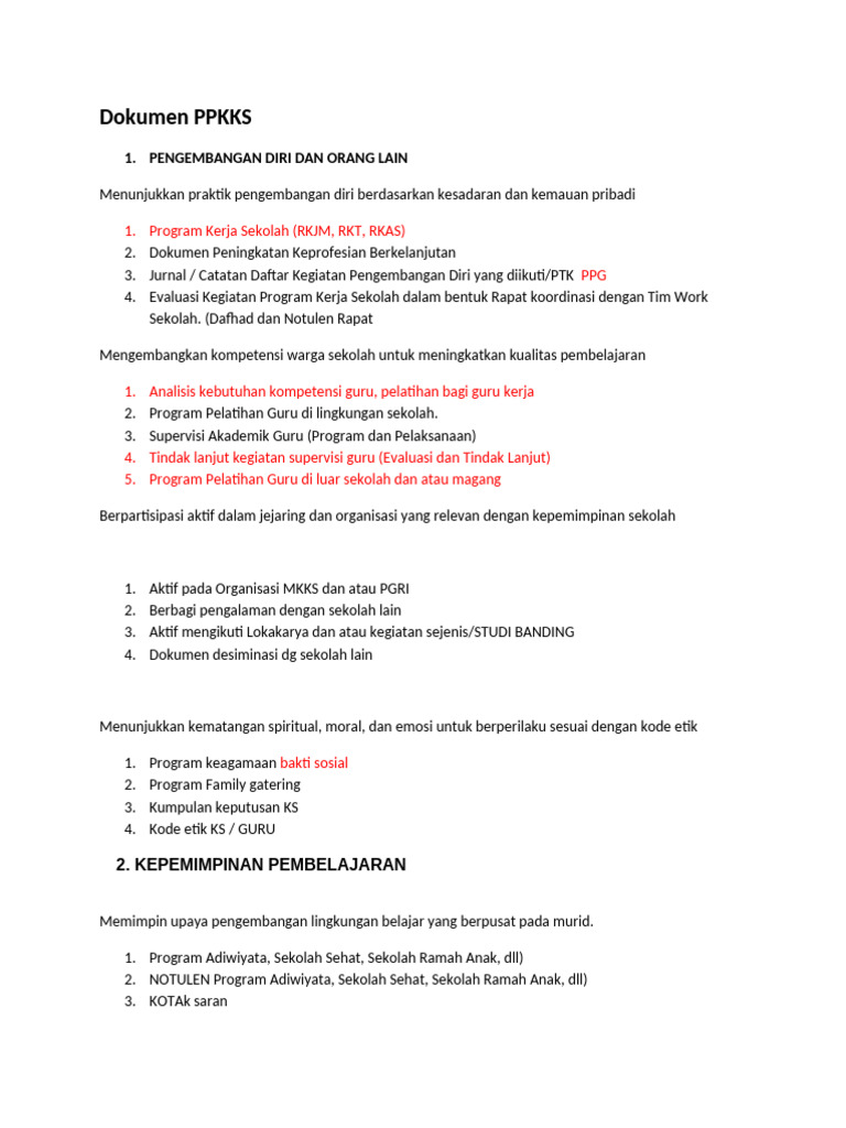 Dokumen PPKKS Baru | PDF