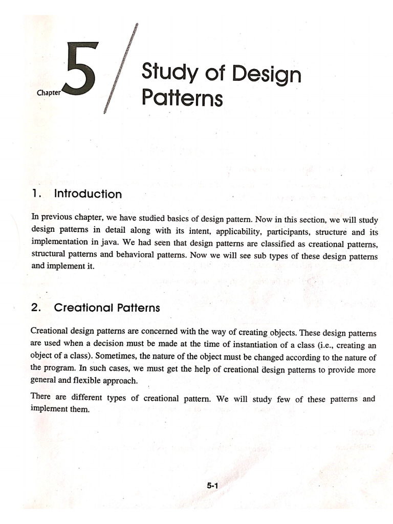 Study of Design Pattern | PDF