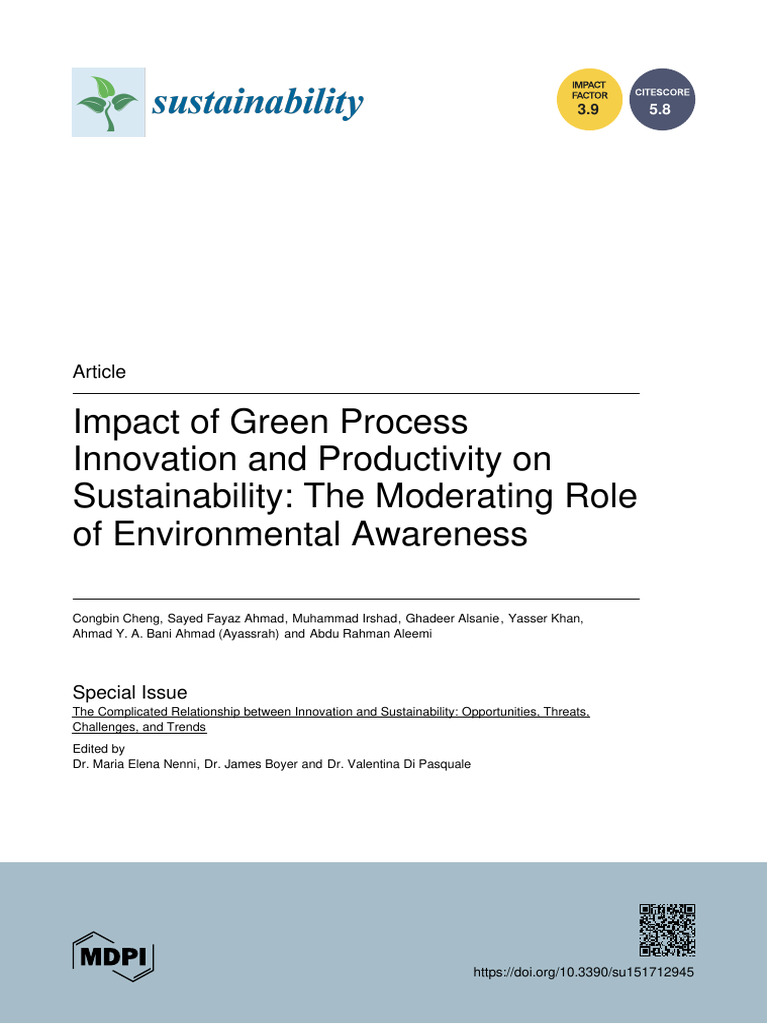 P-GP-07A Impact of Green Process Innovation and Productivity On ...