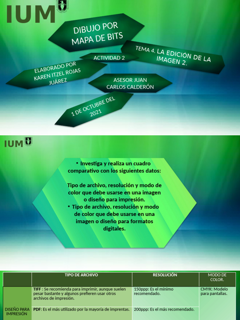 Comparativa de formatos de imagen para impresión y digital | PDF ...