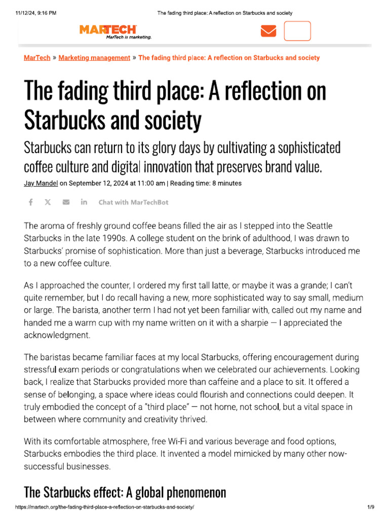 The Fading 3rd Place | PDF