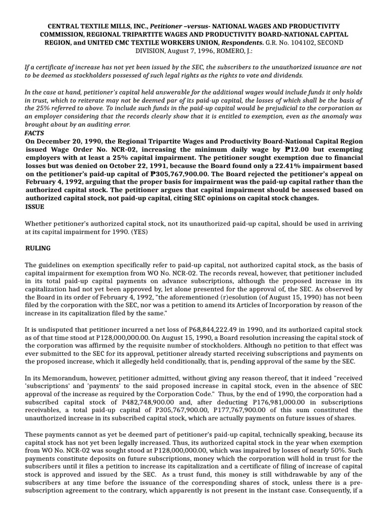 Third Meetings Digest Corpo - Powers of Corpo | PDF | Dividend | Stocks