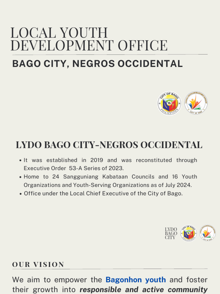 LYDO Bago City, NegOcc-Final Presentation | PDF | Adolescence