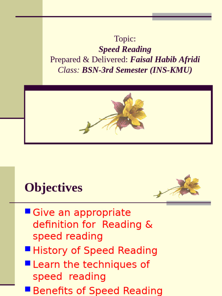 Unit 1 Speed Reading, Educational Platform | PDF | Speed Reading | Written Communication