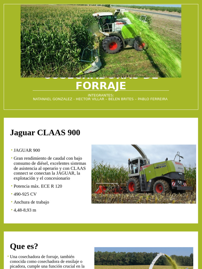 COSECHADORAS DE FORRAJE | PDF | Pasto