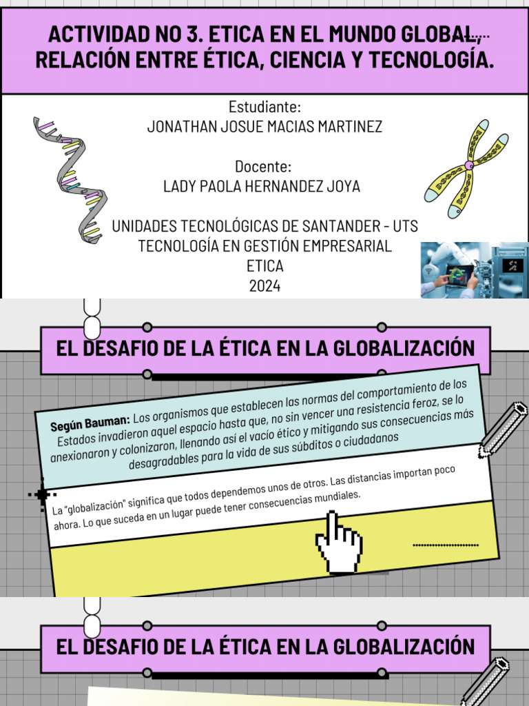 Actividad 3 - Etica en El Mundo Global | PDF