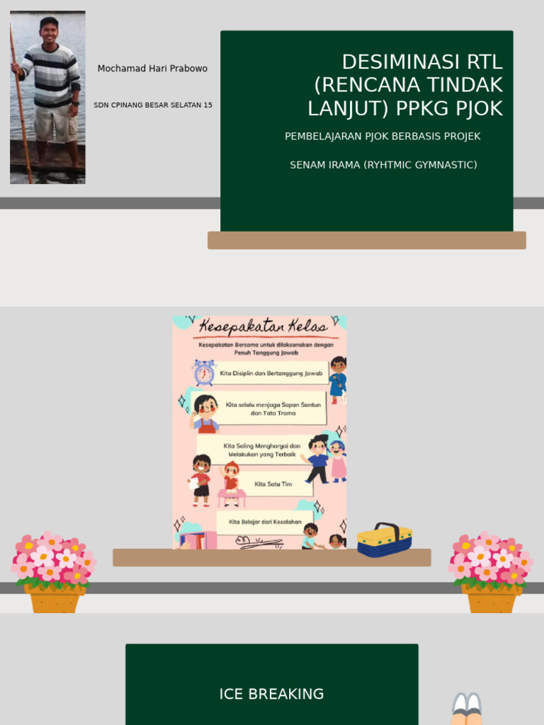 Mochamad Hari Prabowodesiminasi RTL (Rencana Tindak Lanjut) PPKG Pjok | PDF