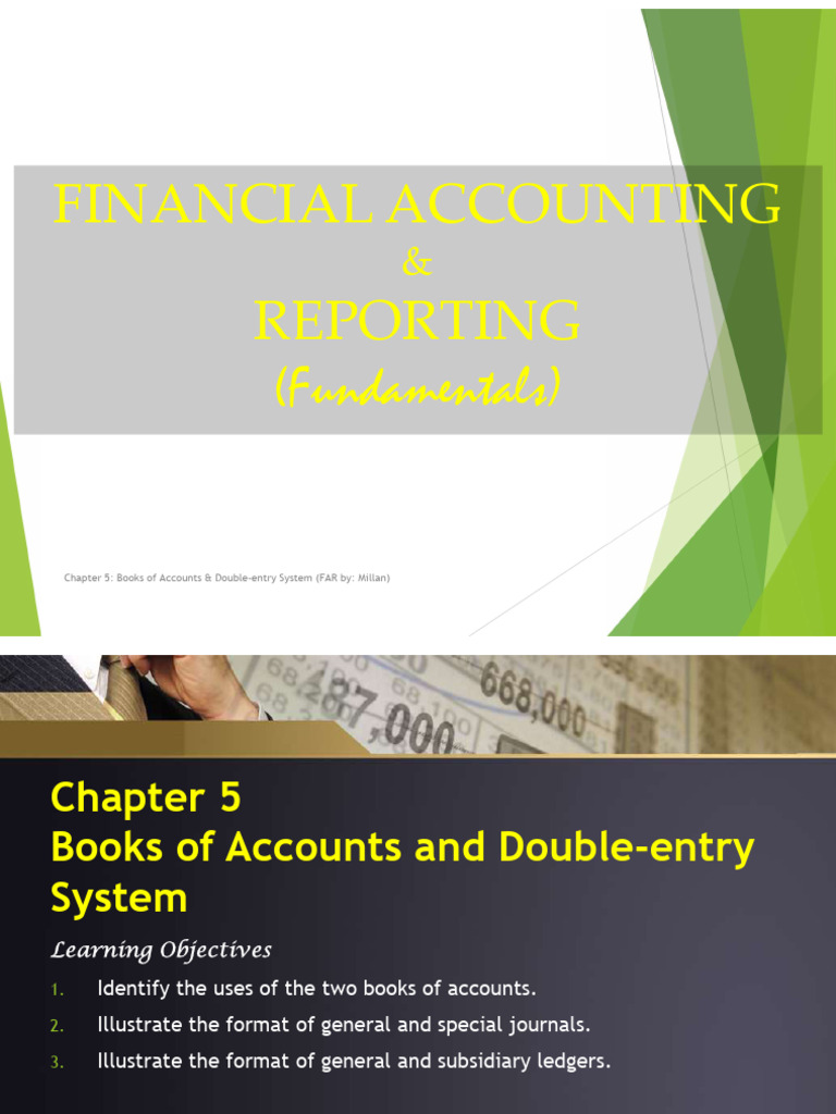 Books of Accounts & Double-entry System | PDF | Debits And Credits | Money