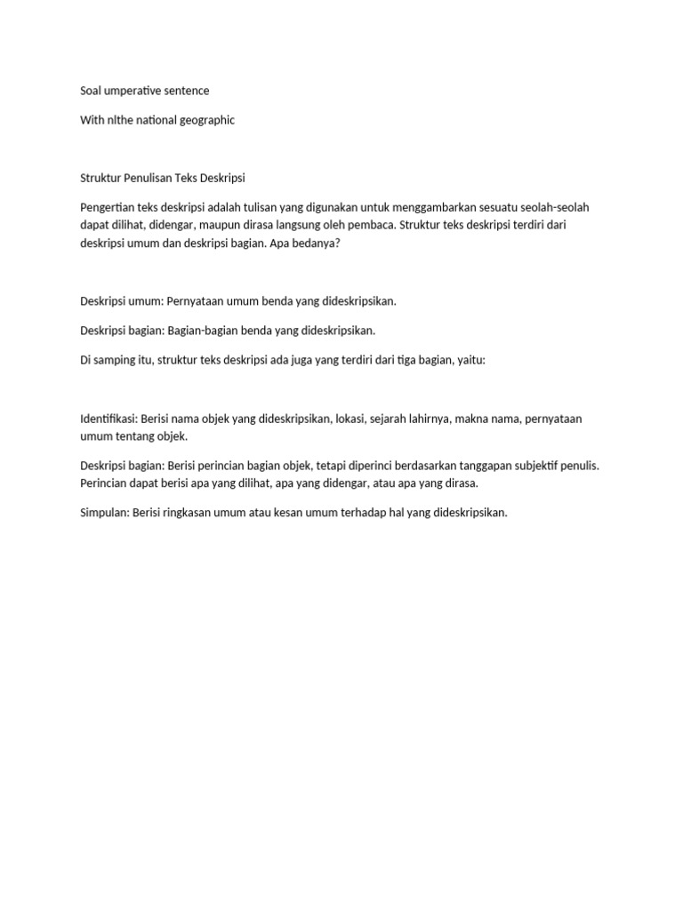 Soal Imperative | PDF