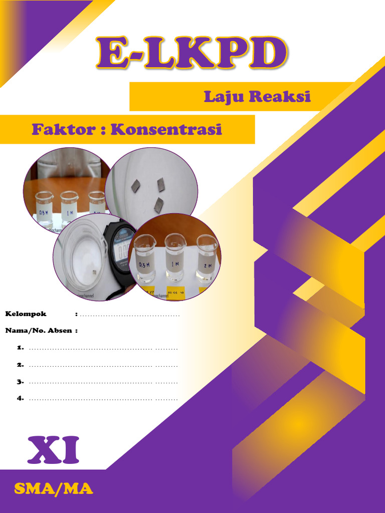 E-LKPD Untuk Meningkatkan KPS Dan Kolaborasi Pada Materi Laju Reaksi - Anita Anggrahini | PDF