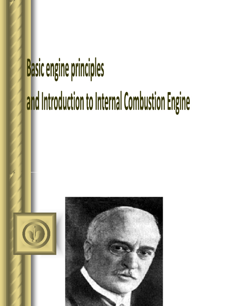 UNIT 1 Basic Engine Principles and Introduction Internal Combustion | PDF