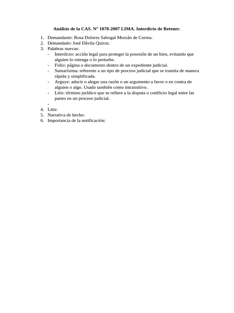 Análisis de La CAS | PDF