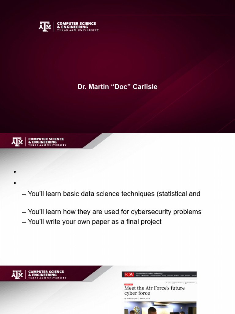 01 01 Intro Data Analytics For Cybersecurity Video | PDF | Computers