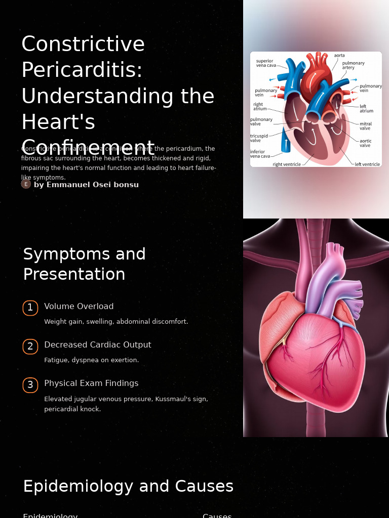 Constrictive Pericarditis Understanding The Hearts Confinement | PDF