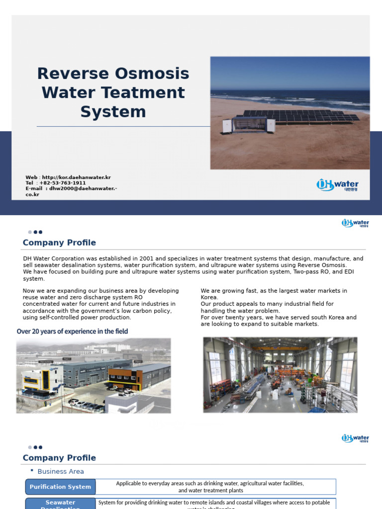 VW24 Technical Seminar DH WATER en | PDF | Water Purification | Water