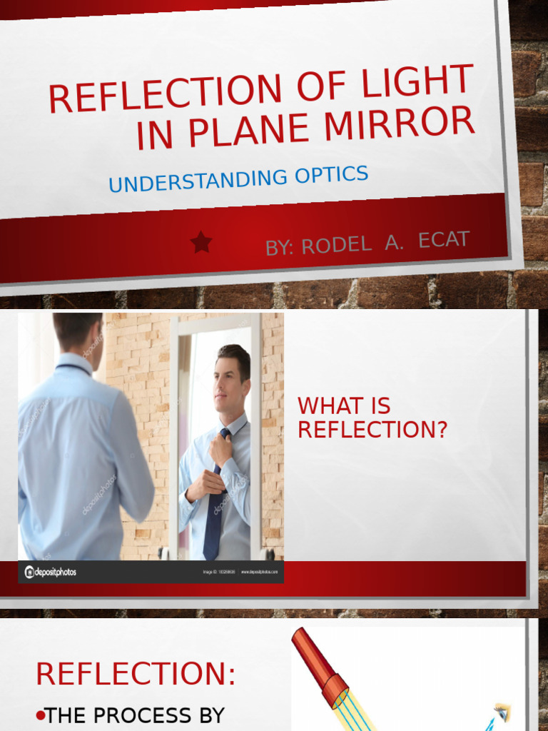 Reflection of Light in Plane Mirror | PDF