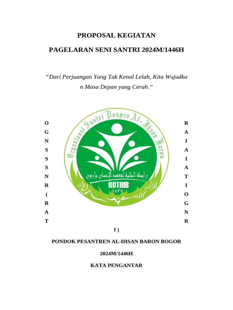 PROPOSAL Hari Santri Nasional 2024 | PDF | Agama & Spiritualitas