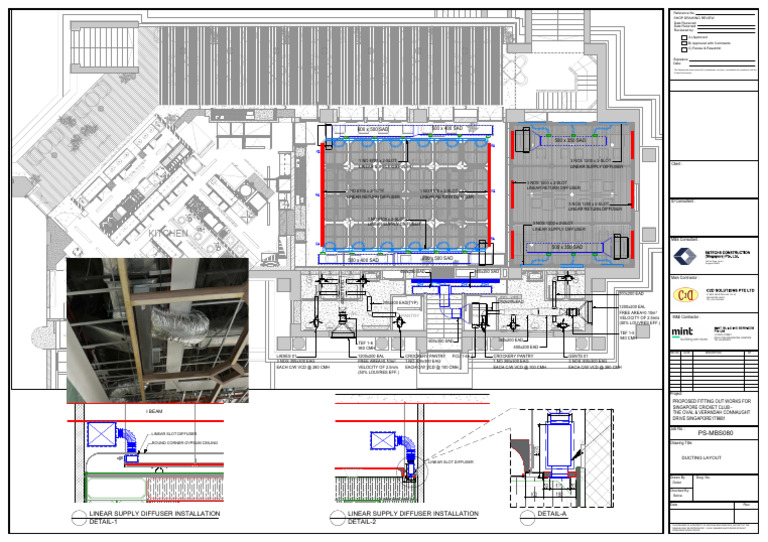 MBS080-ACMV-SD-001 - Ducting Layout | PDF