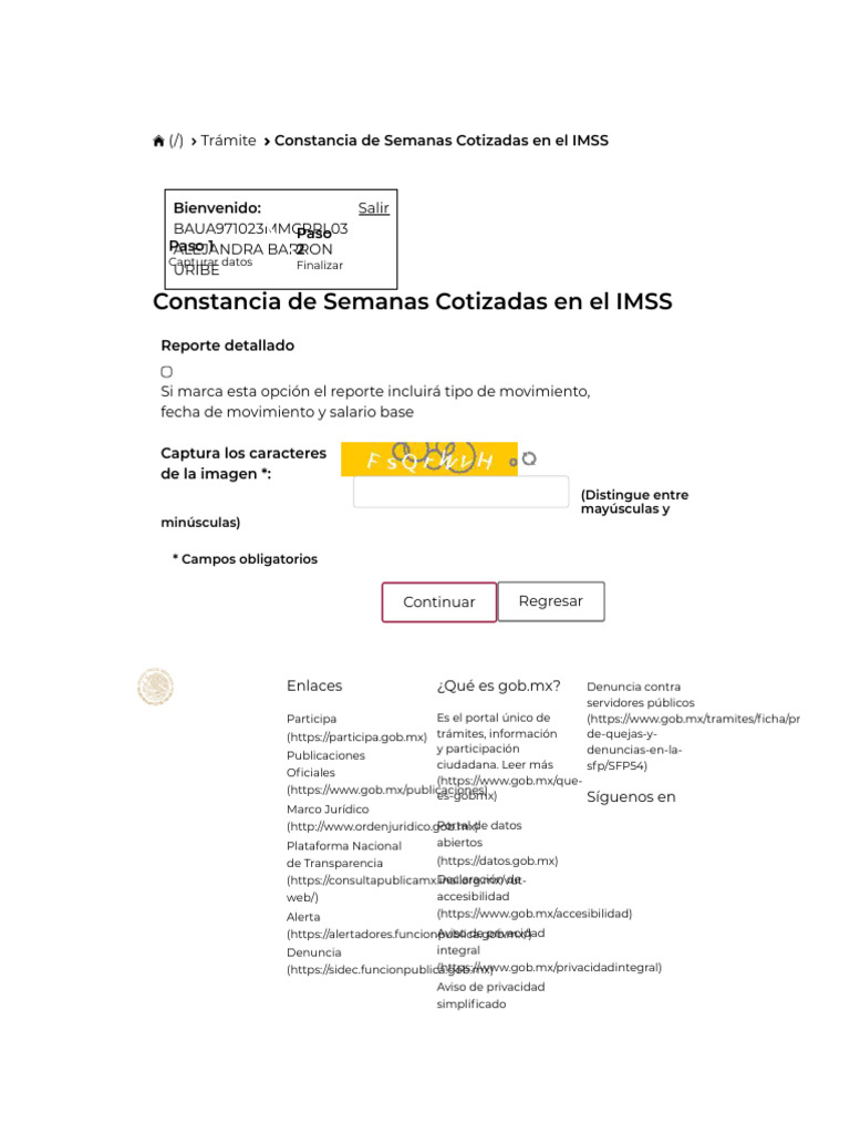 Semanas Cotizadas - SISEC | PDF | Informática | ciberespacio