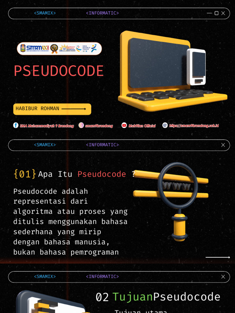 PSEUDOCODE | PDF | Komputer
