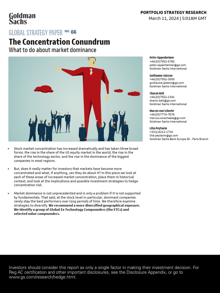 Global Strategy Paper - The Concentration Conundrum What To Do About ...