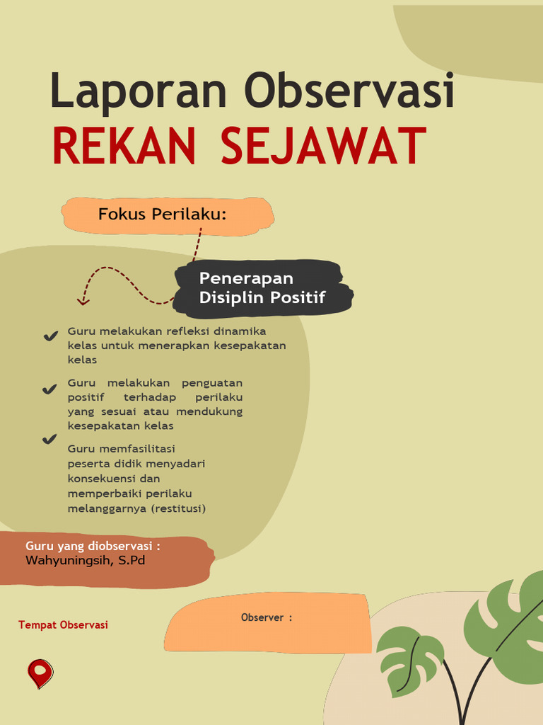 Observasi Teman Sejawat Risa 2 | PDF
