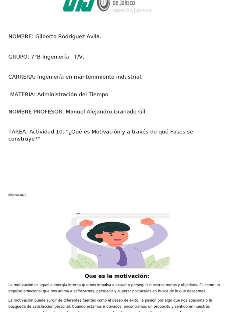 Act10 Motivación | PDF