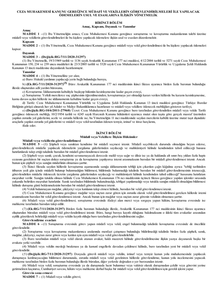 CMK Avukat Yöntemliği | PDF