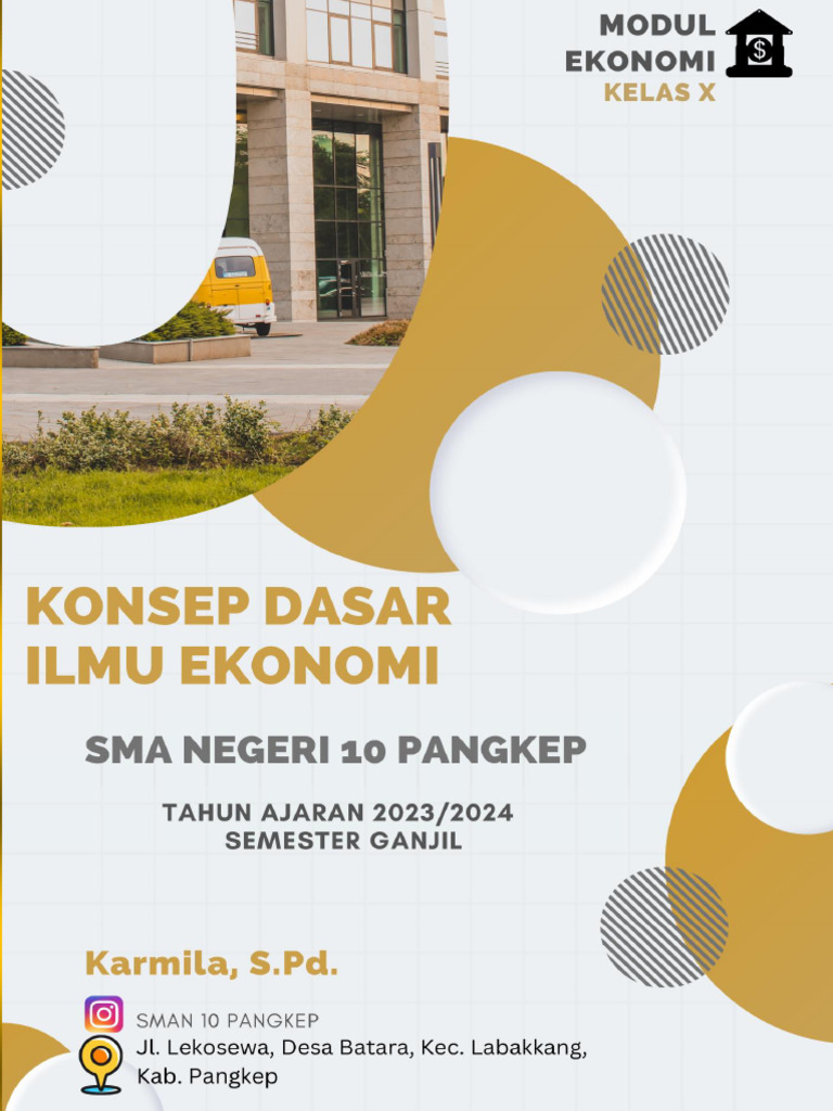 Modul Ekonomi Kelas X Pertemuan 2 | PDF | Karier & Perkembangan | Ilmu Sosial