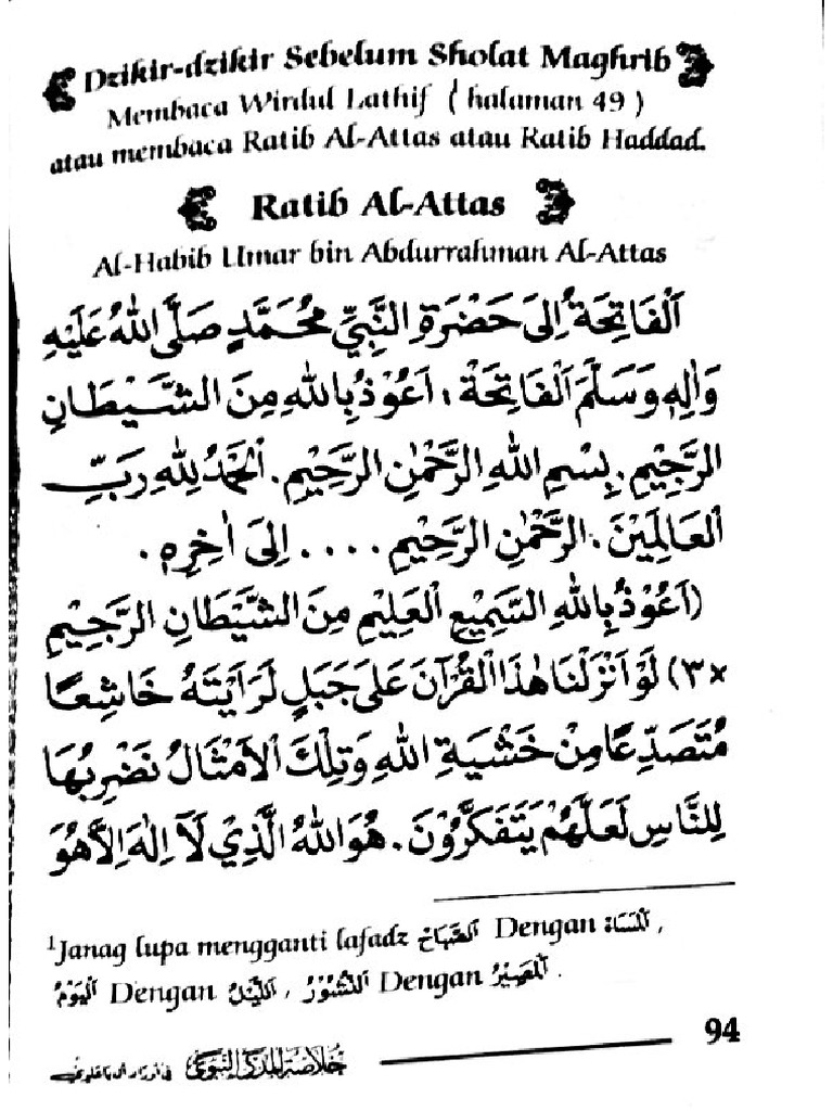 ratib al attas | PDF