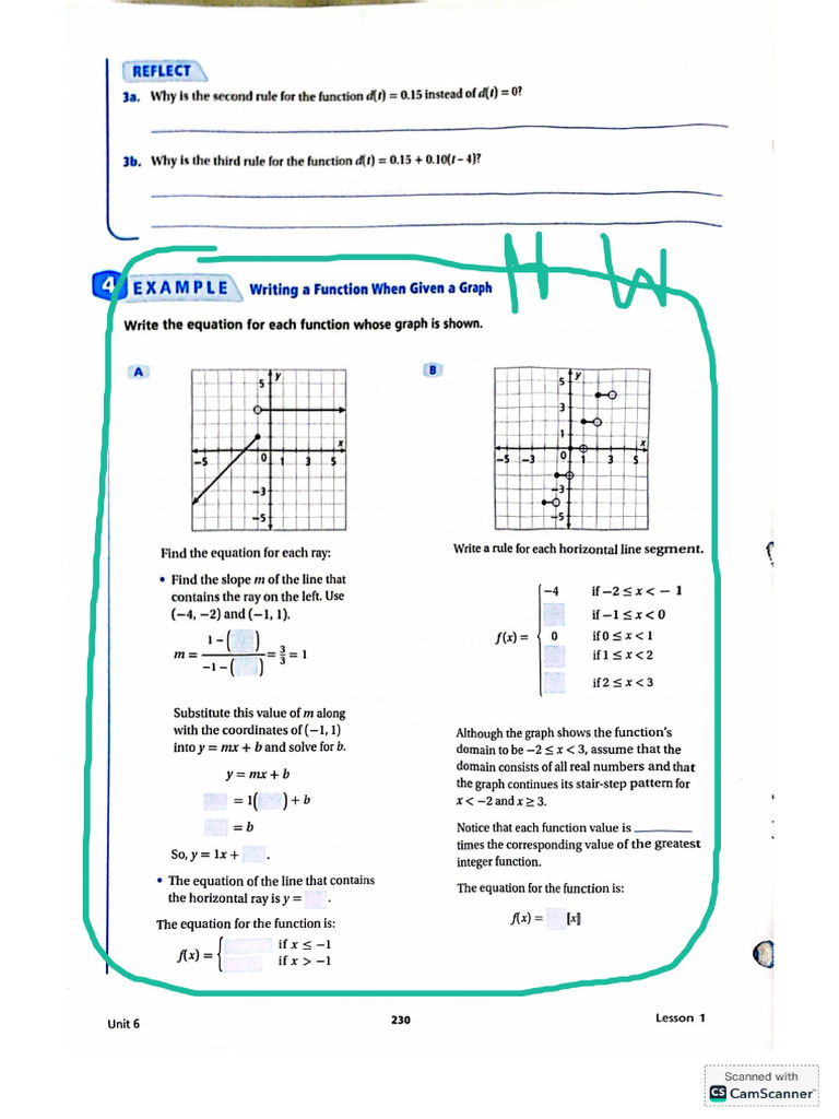 OnCoreMath Algebra1 Peice-Wise Func | PDF