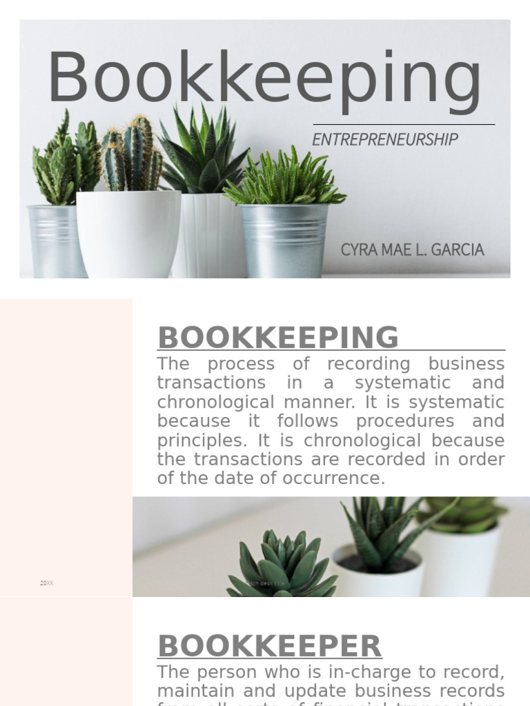 Bookkeeping | PDF | Debits And Credits | Bookkeeping
