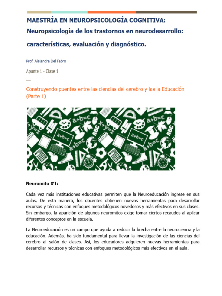 Neuromitos | PDF | Cerebro | Aprendizaje