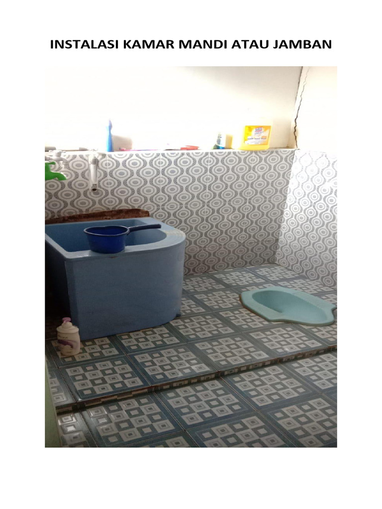 Instalasi Kamar Mandi Atau Jamban | PDF