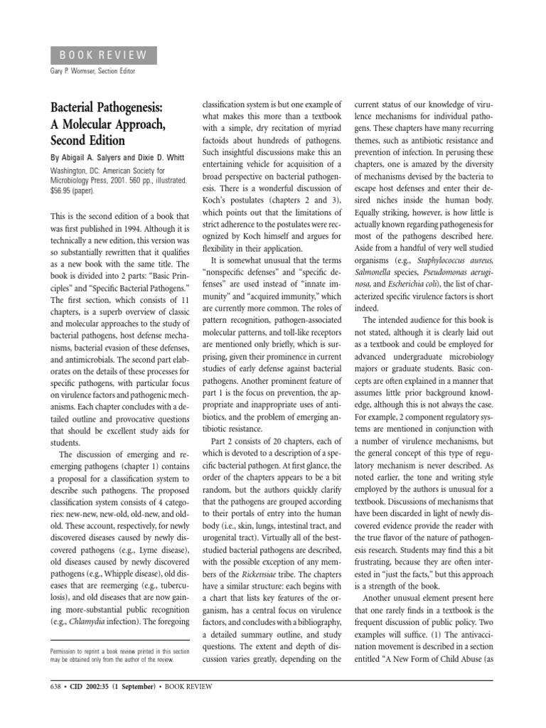 Clin Infect Dis.-2002-Schwartz-638-9 | PDF | Pathogen | Infection