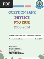 Class 12 Physics PYQ 2013-2024 Edition 2025 English Medium | PDF ...