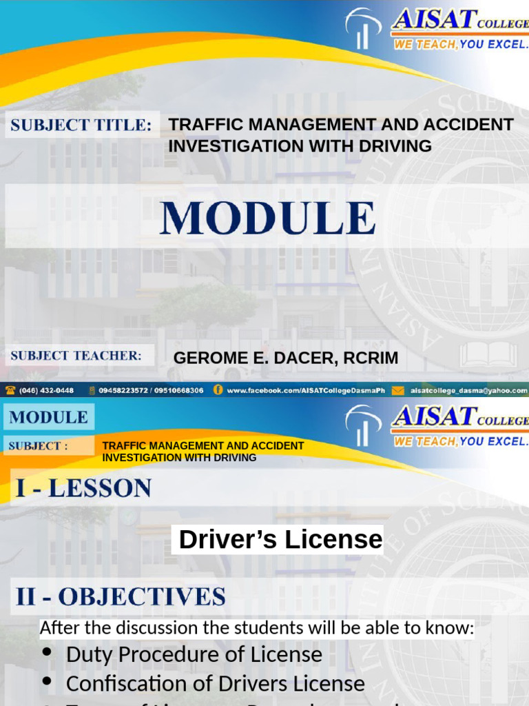 Ged-Cdi4 Tmaid PPT 4 | PDF | Driver's License | Driving
