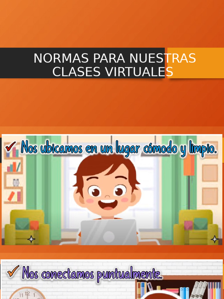Normas para Nuestras Clases Virtuales | PDF