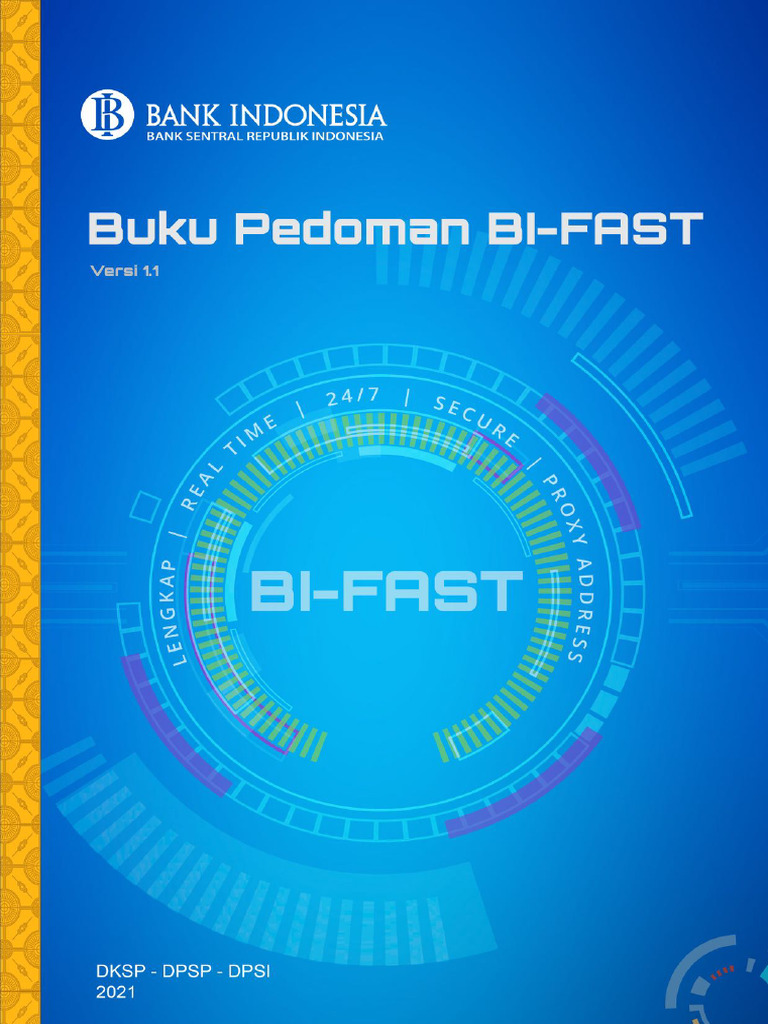 Buku Pedoman BI-FAST Eksternal v.3.5 - Compressed | PDF