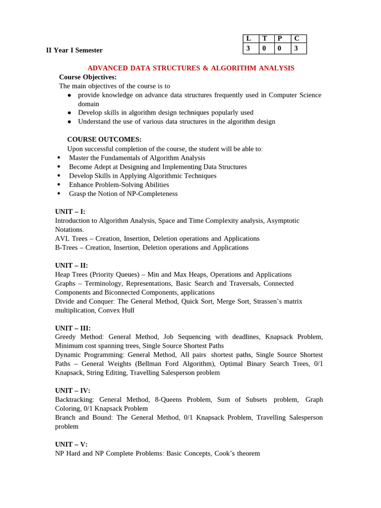 ADS Syallabus | PDF | Mathematical Relations | Computer Programming ADS Syallabus | PDF | Mathematical Relations | Computer Programming