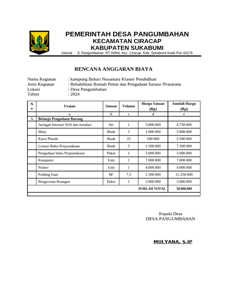 Rab Desa Bahari | PDF