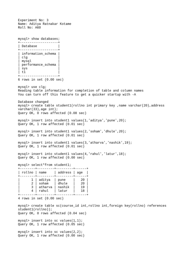 Experiment 3 | PDF | Information Science | Software Design