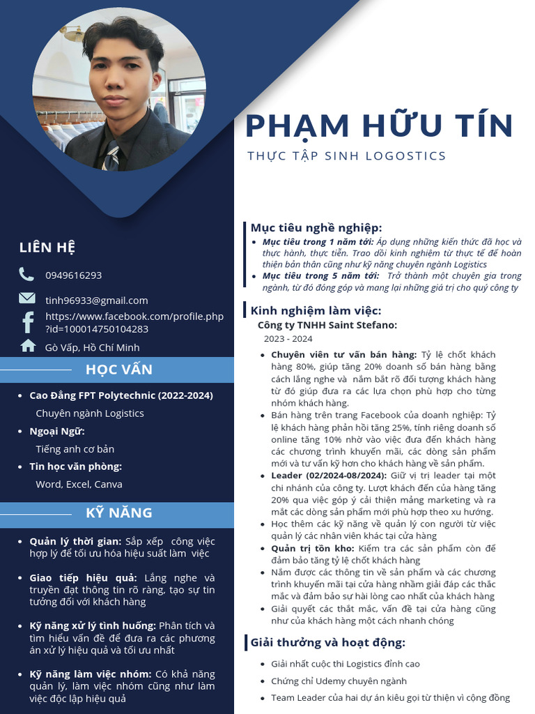 CV - PH M H U Tín | PDF