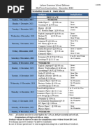 CXC 2026 Study Timetable | PDF
