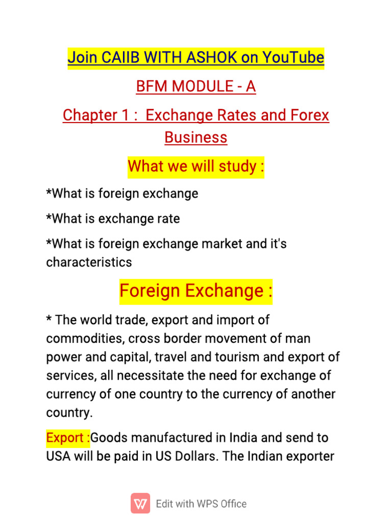 Caiib With Ashok BFM Module A Chapter 1 | PDF | Business | Technology & Engineering